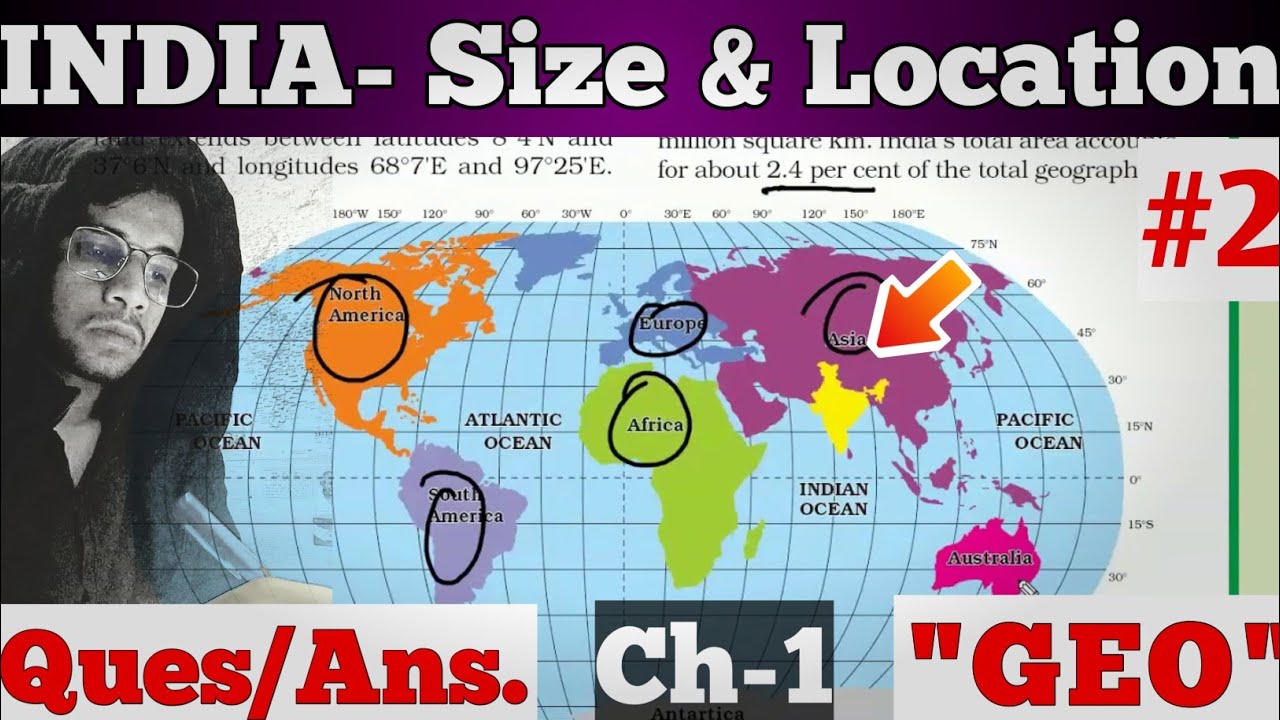 India - Size & Location🌍 || Part - 2 Ques/Ans || By Suraj EduGyan ...