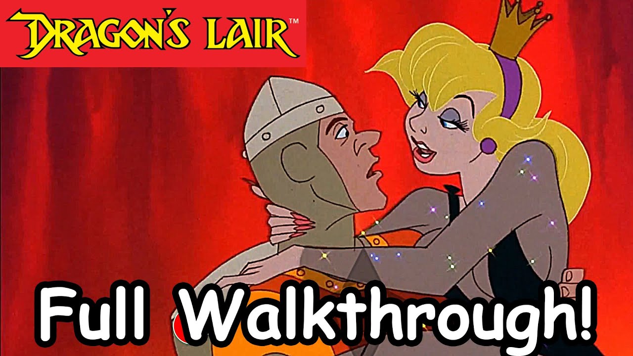 Dragons Lair Arcade Game - Full Walkthrough! - 1983 Laserdisc Game (4K ...