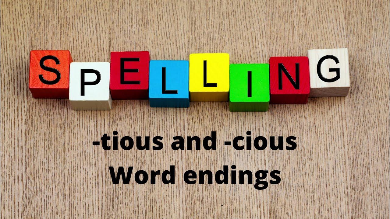 Year 5 Spelling -cious and -tious - YouTube