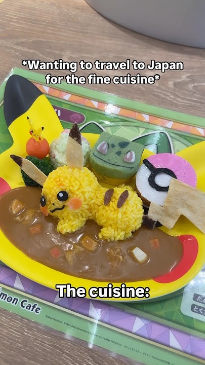 The Pokémon food in Japan is SO cute! - YouTube