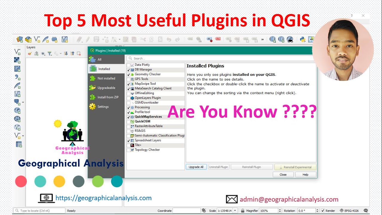 Top 5 Most Useful Plugins In QGIS Install QGIS Plugins YouTube Top 5 Most Useful Plugins In QGIS Install QGIS Plugins YouTube