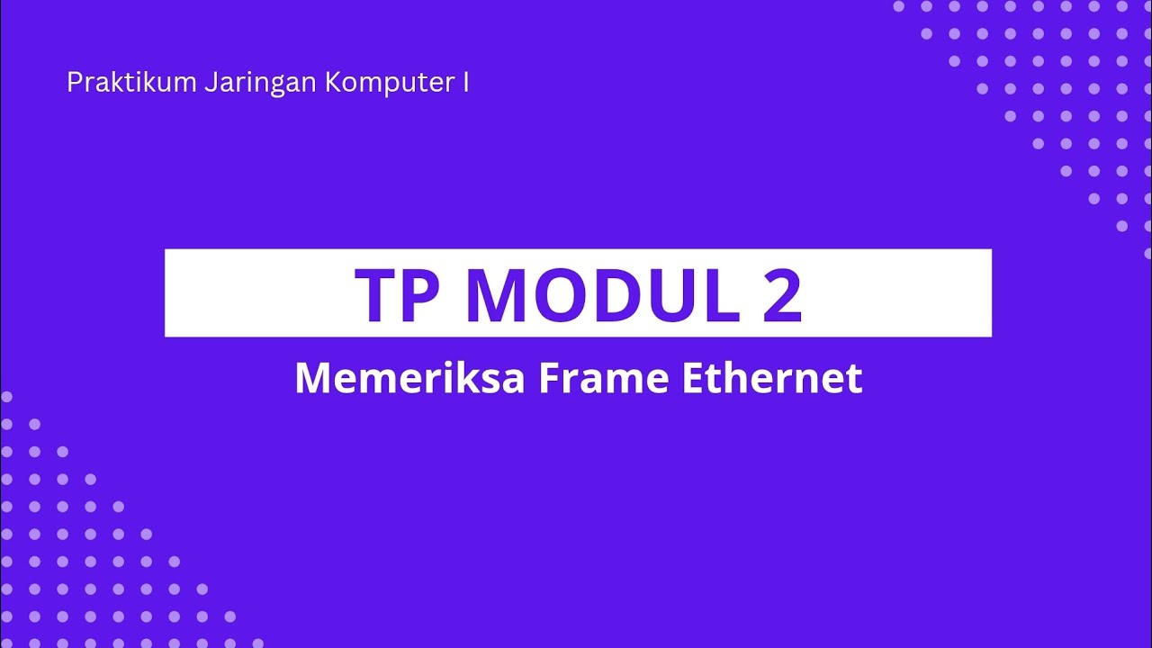 TP Modul 2_Wireshark - YouTube