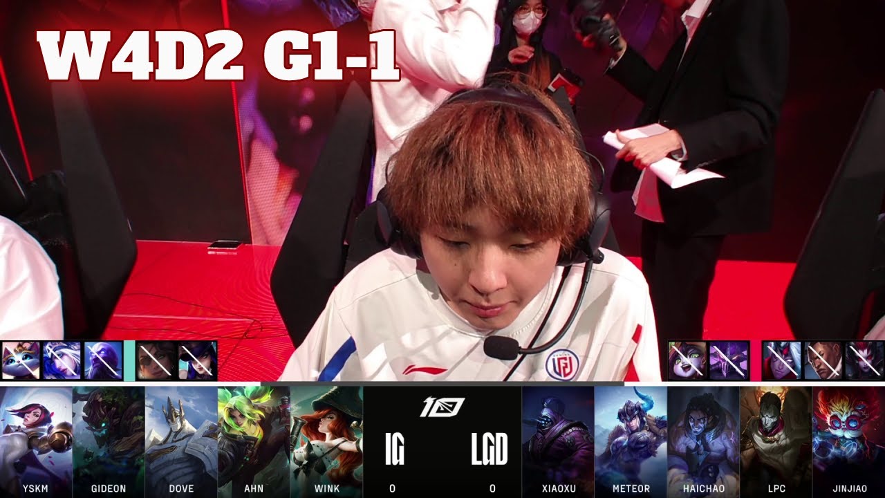 IG vs LGD - Game 1 | Week 4 Day 2 LPL Spring 2023 | Invictus Gaming vs LGD Gaming G1 - YouTube
