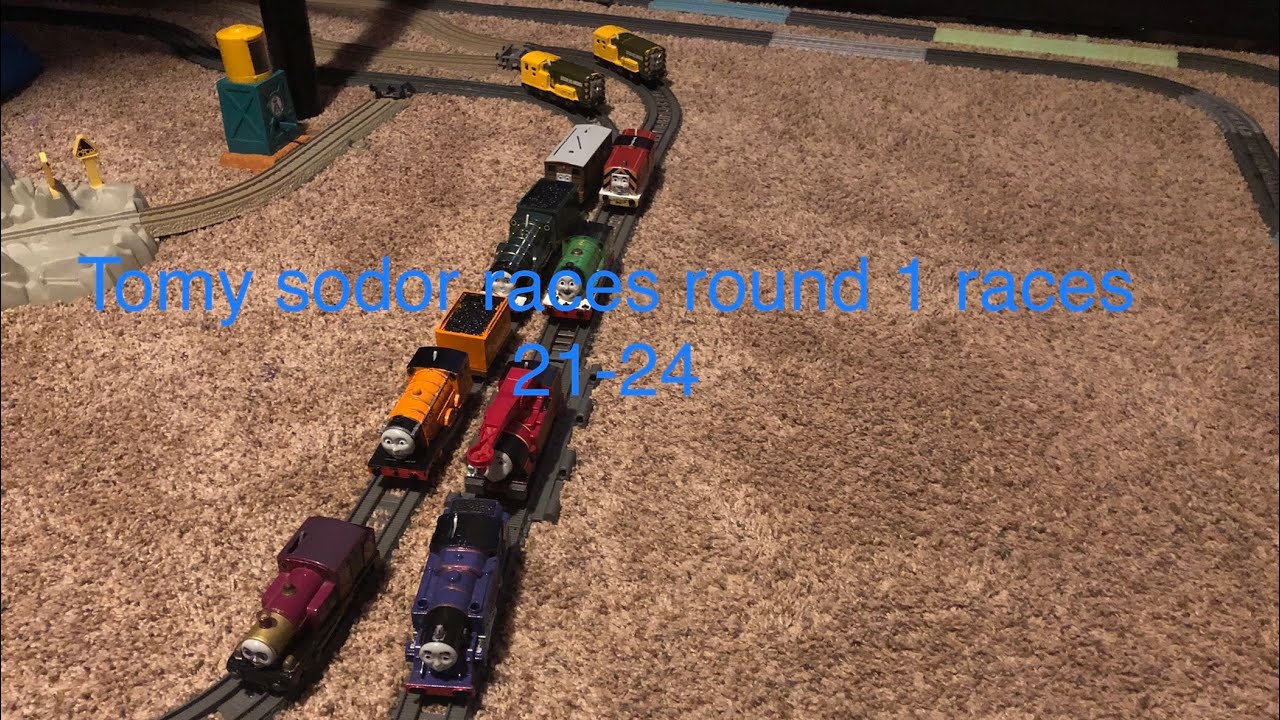 Tomy sodor races round 1 races 21-24 - YouTube