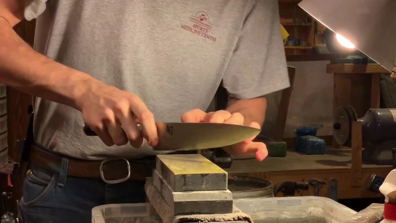 From to dull to cut paper to shaving sharp in under 2 minutes by hand ...
