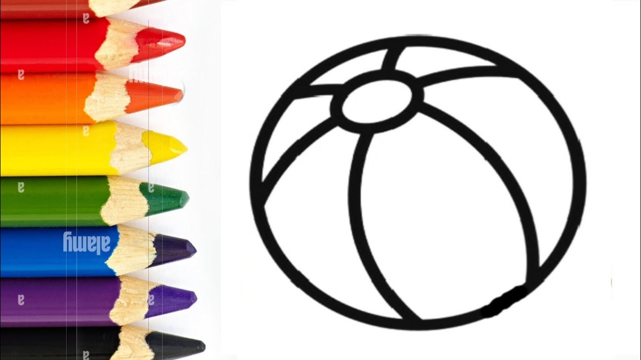 How to draw B for Ball drawing colouring#B for ball||drawing of ball 🏀 ...