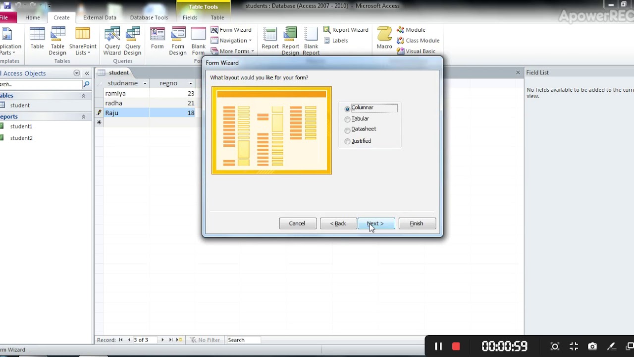MS-Acess(Forms) - YouTube