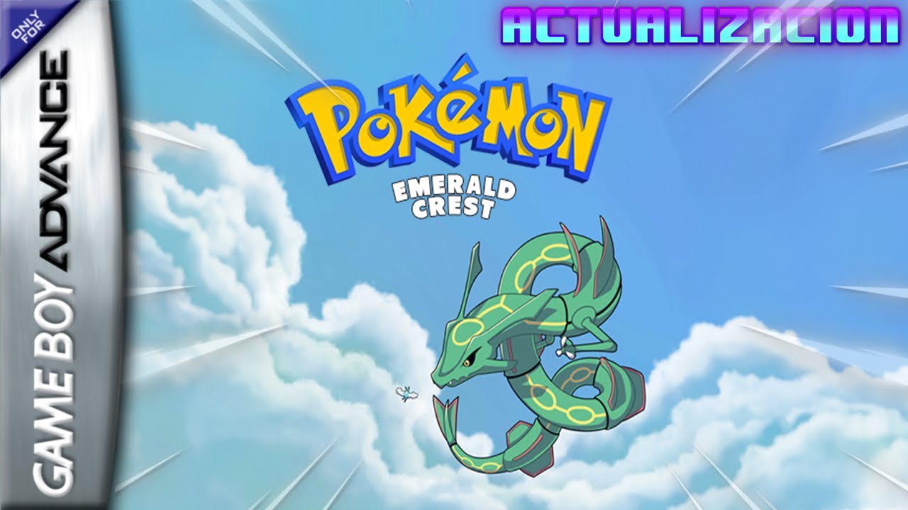 ACTUALIZACIÓN Pokémon Emerald Crest Hack Rom GBA Mundo Abierto ...