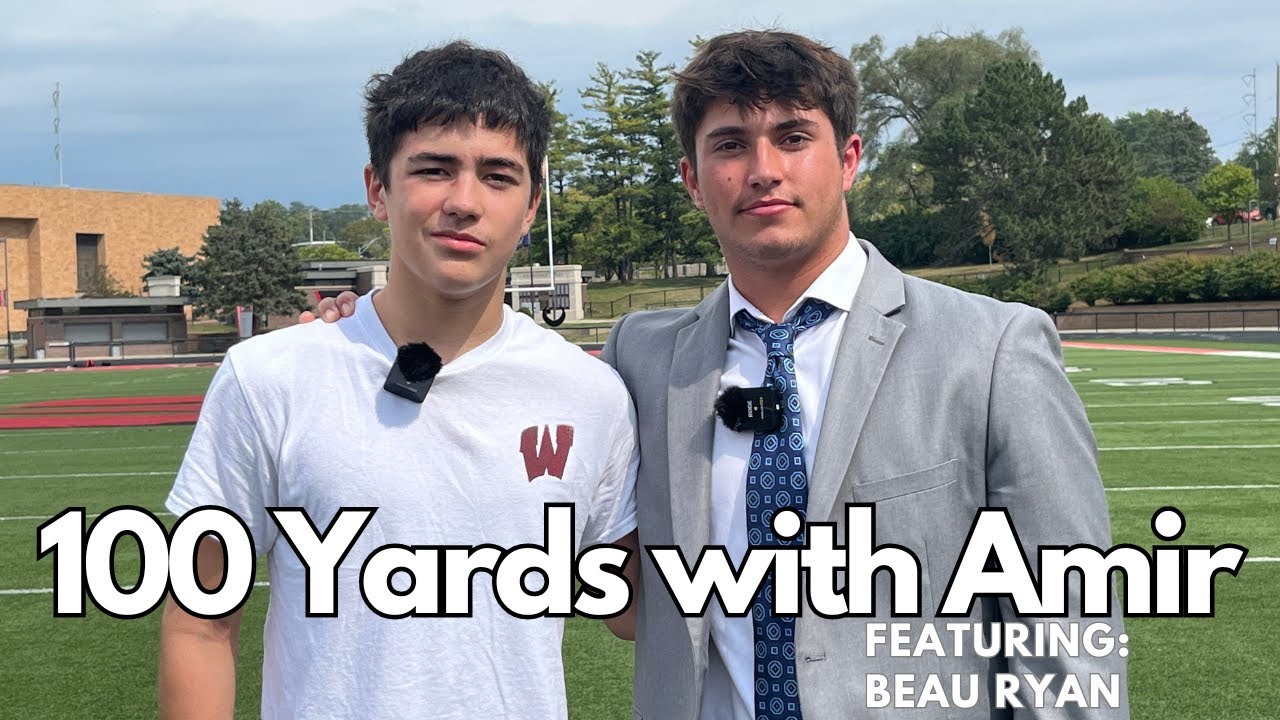 100 yards with Amir: Featuring Beau Ryan - YouTube