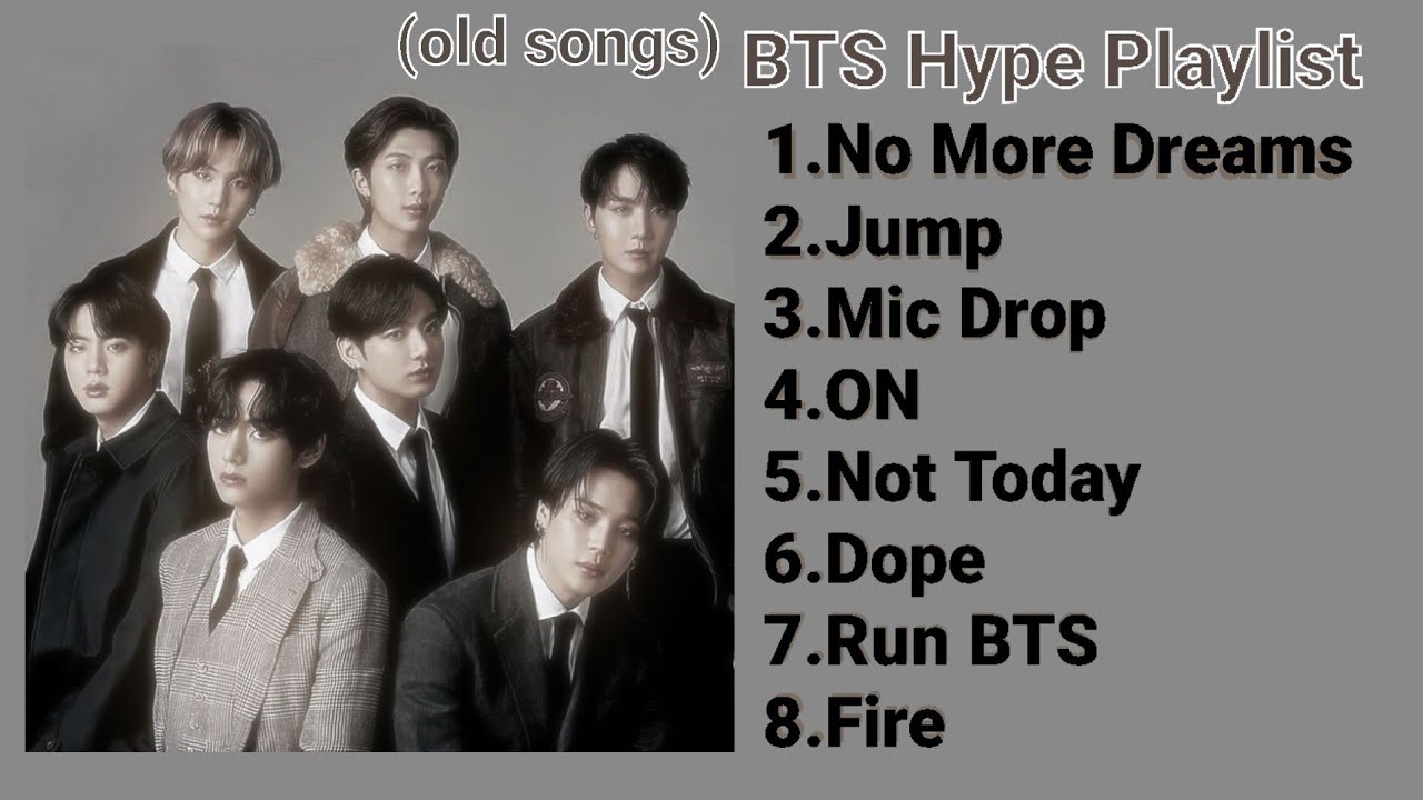 BTS Old Songs Hype Playlist to Feel Nostalgic and Energetic ||Part-9 ...
