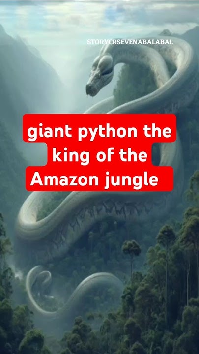 ai nature exploration, the python, the ruler of the Amazon # ...