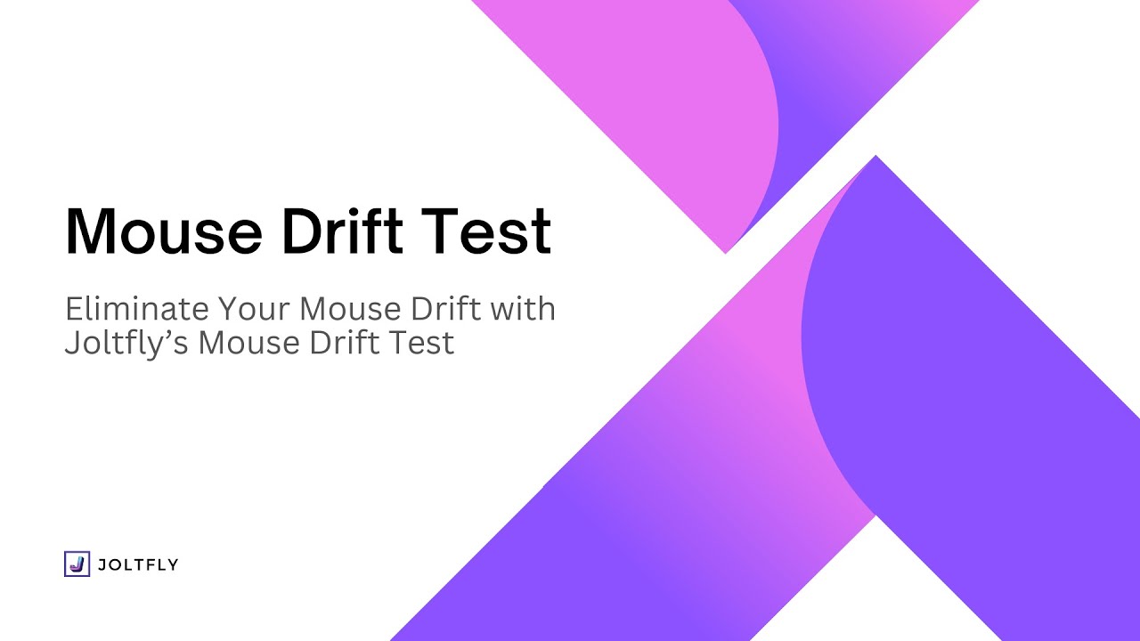 How to Use the Mouse Drift Test from Joltfly and Improve Your Mouse ...