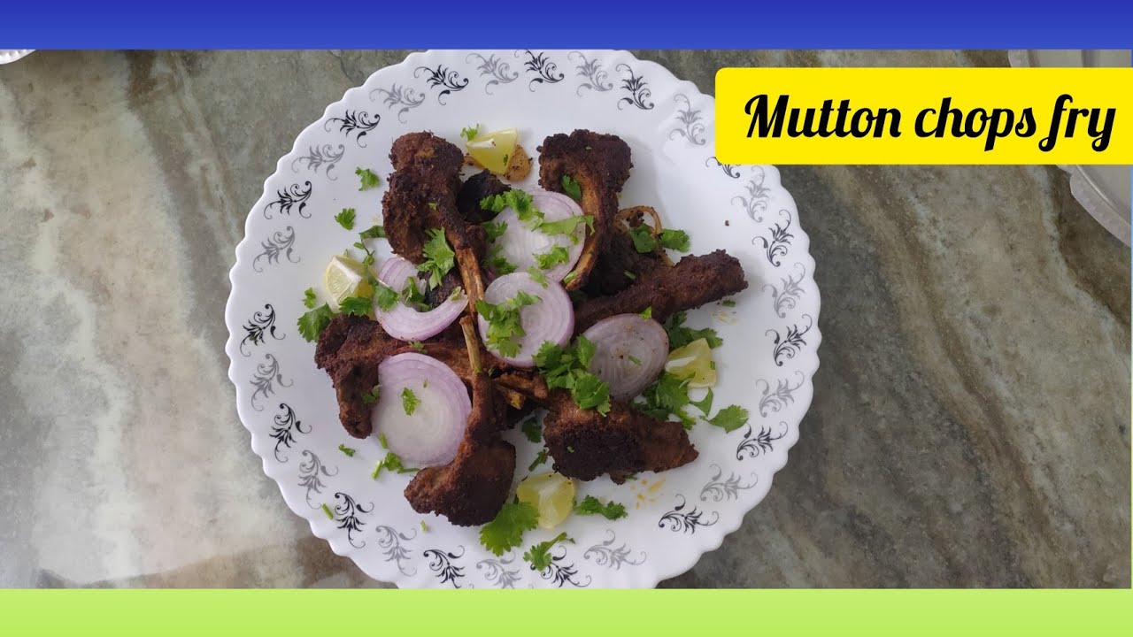 mutton chops fry | mutton deep fry #YA3skitchen - YouTube