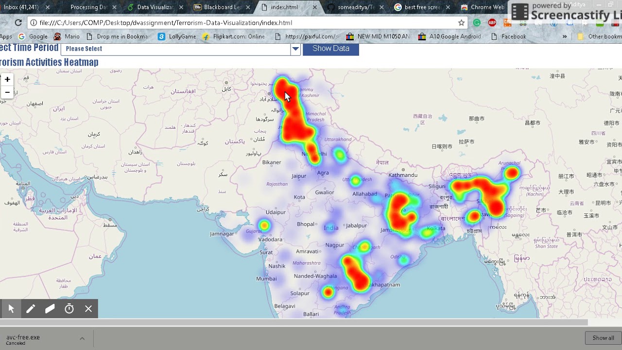 Terrorism in India - Data Visualization - YouTube