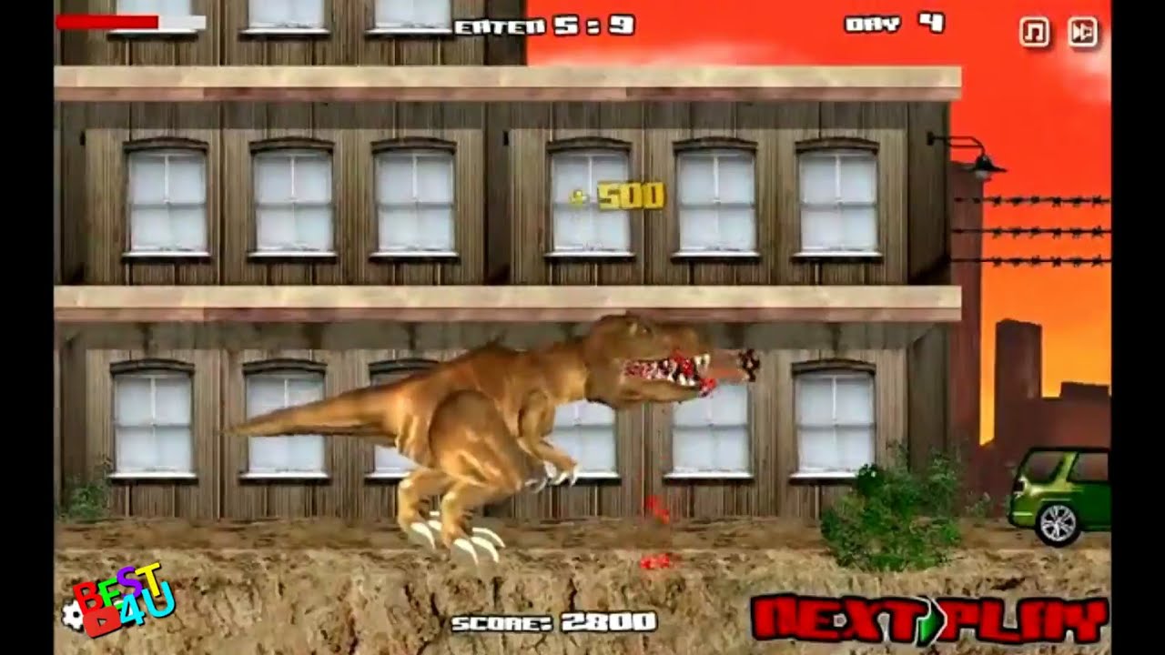 LA Rex Dinosaurs Video Game Let's Play Game #1 | Best Games Apps - YouTube