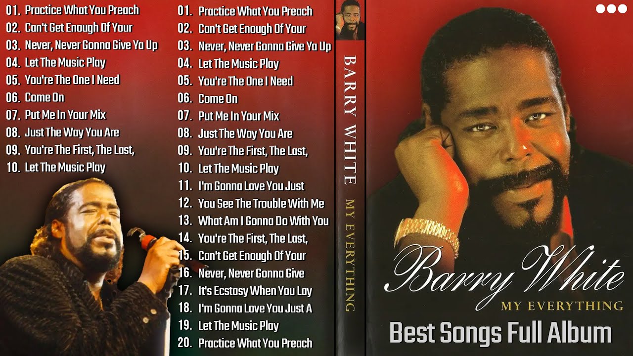 Greatest Barry White Songs 2025_Full Album of Best Hits🎤Greatest Songs ...