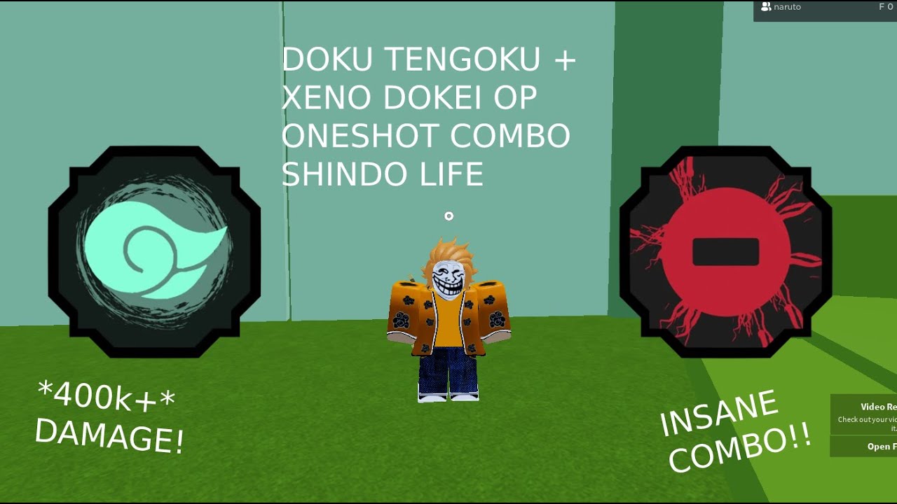 DOKU TENGOKU + XENO DOKEI OP ONESHOT COMBO | Shindo Life Roblox - YouTube