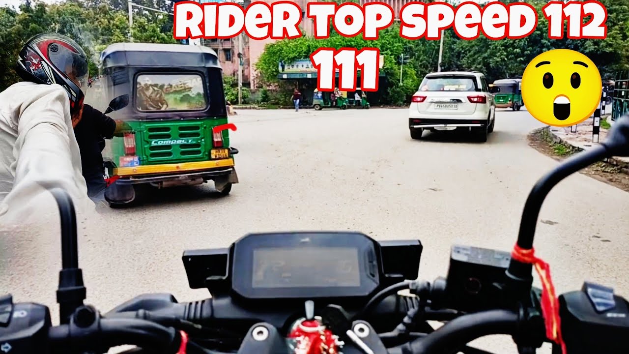 Rider top speed check || Rider VS Rider|| #rider || APNA RITU || - YouTube