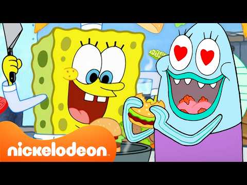 Губка Боб | Кулинарные шедевры Губки Боба! 🔥 | 10 минут | Губка Боб | Nickelodeon Cyrillic