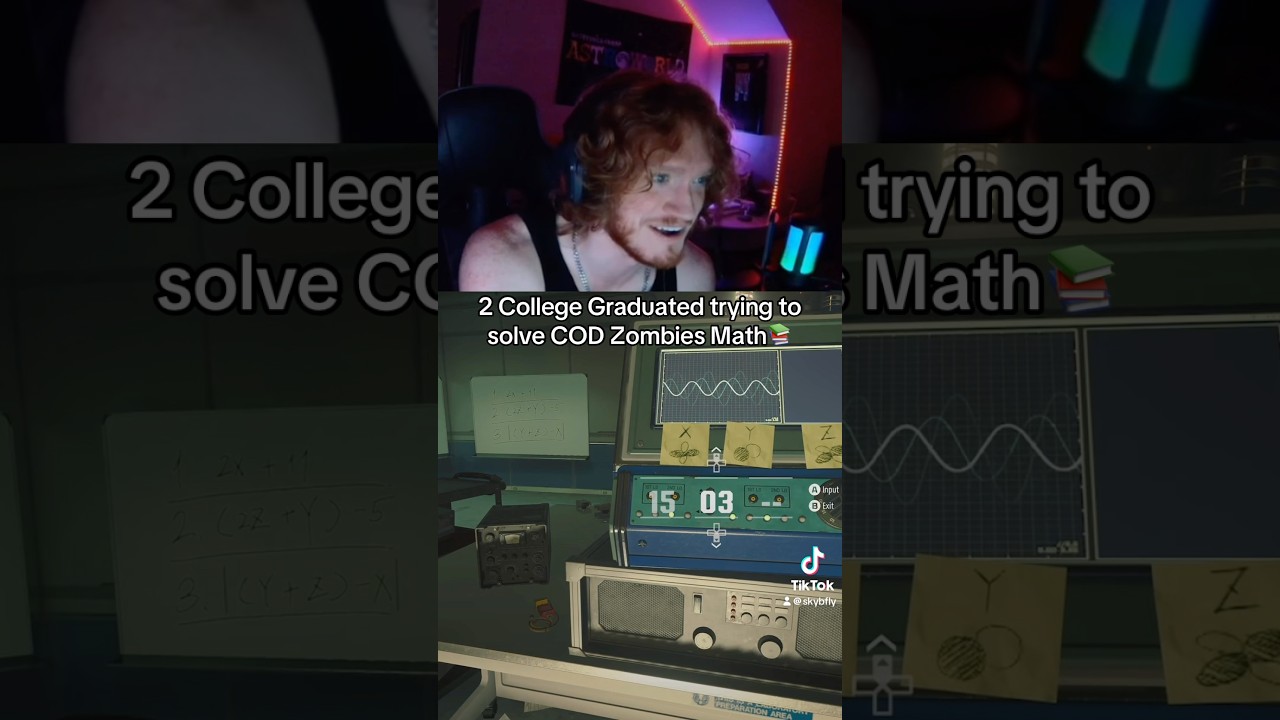 Solving the Terminus Easter Egg math step😵‍💫#gaming #bo6 #bo6zombies # ...