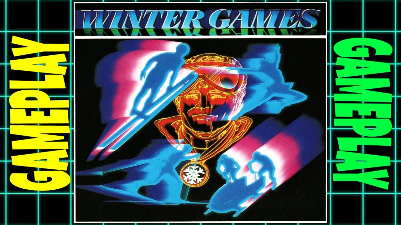 Opening Intro to: Winter Games - 1985 , DOS , CGA Version - YouTube