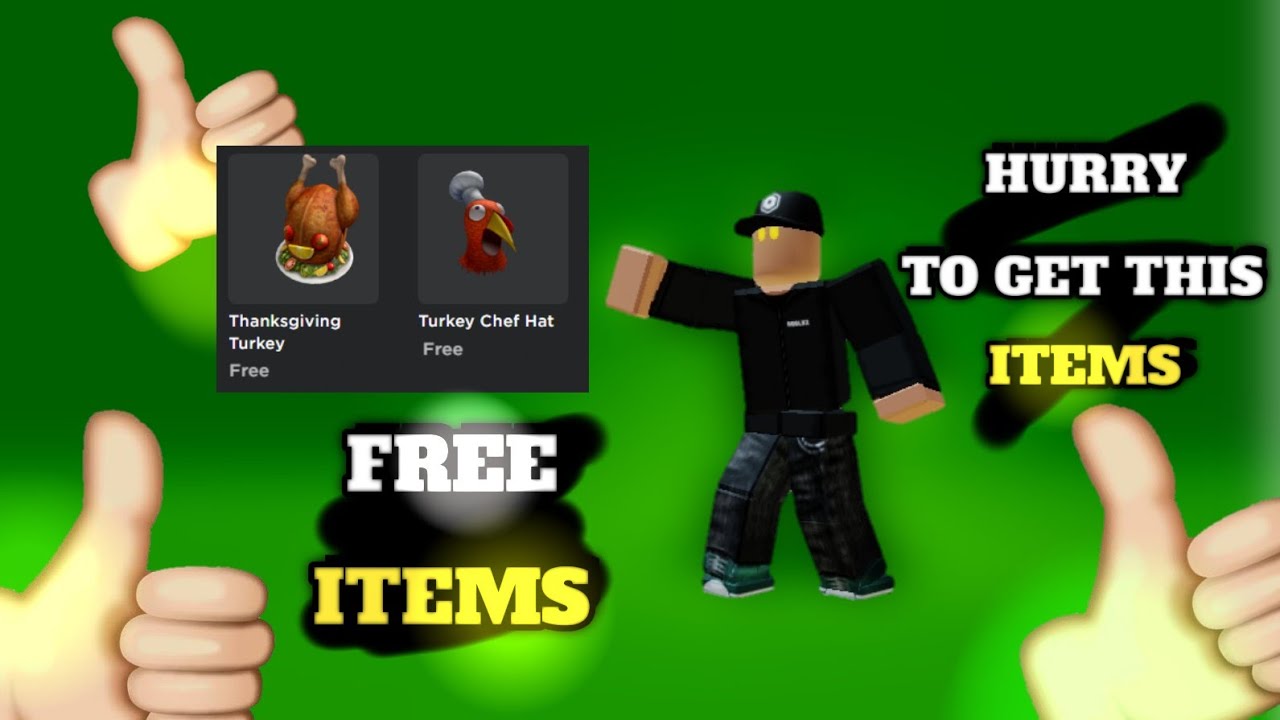 HURRY TO GET THOSE FREE ITEMS! roblox - YouTube