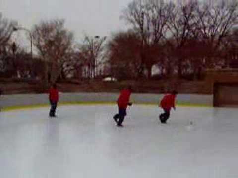 Ice soccer - YouTube