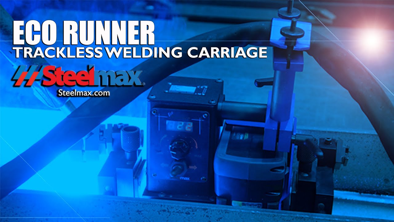 Steelmax ECO RUNNER Trackless Welding Carriage - YouTube