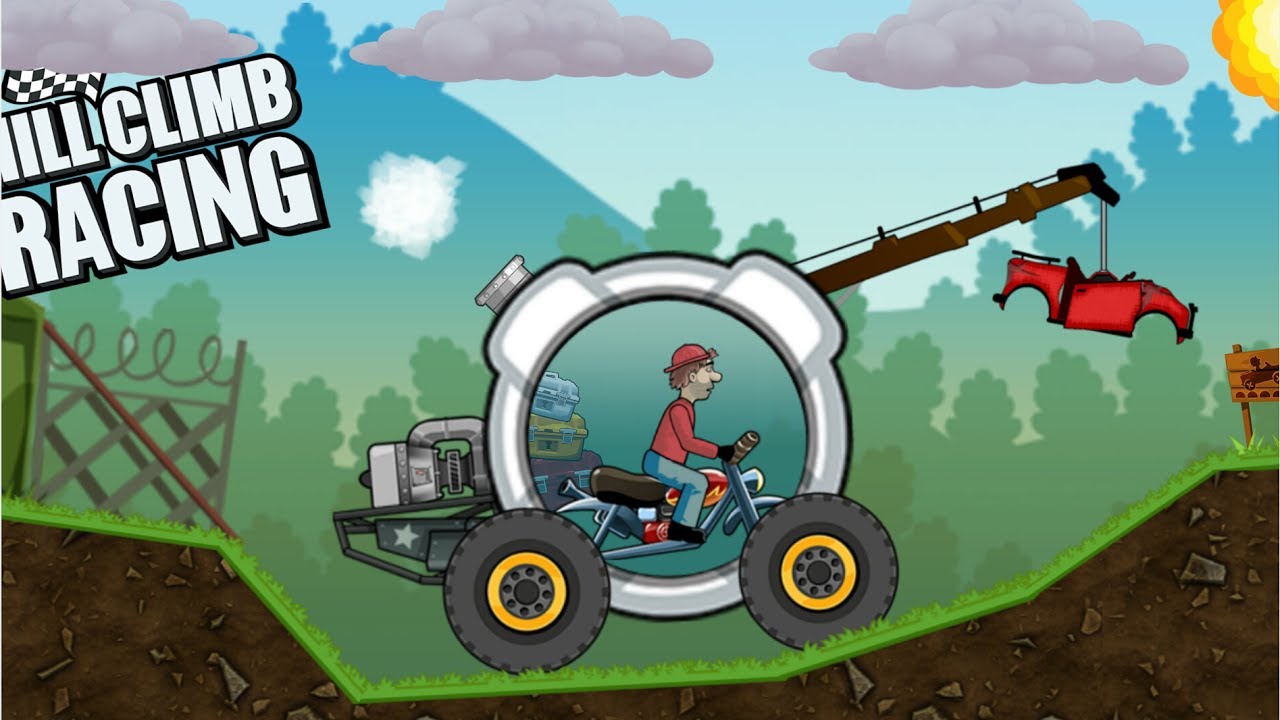 Hill Climb Racing - Sphere-Car (Create Car) - YouTube