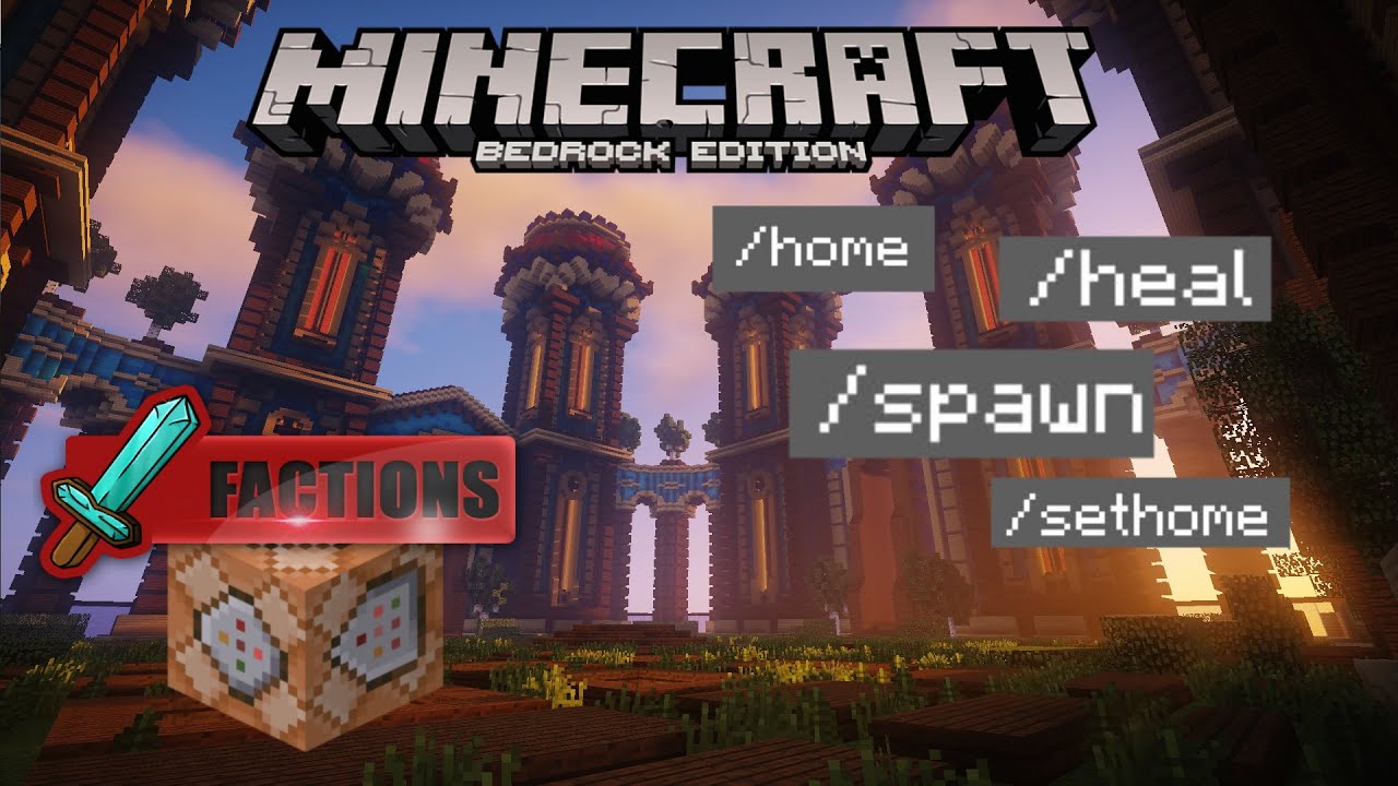 Die BESTEN Minecraft FACTIONS COMMANDS - Minecraft Bedrock Tutorial ...