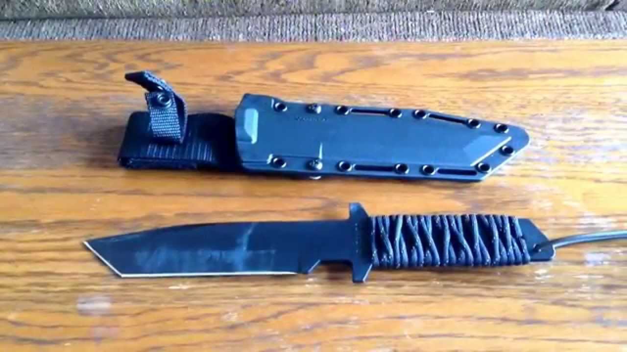 Cold Steel GI TANTO Best Sub $21 fixed Blade? test, review, and Mod ...