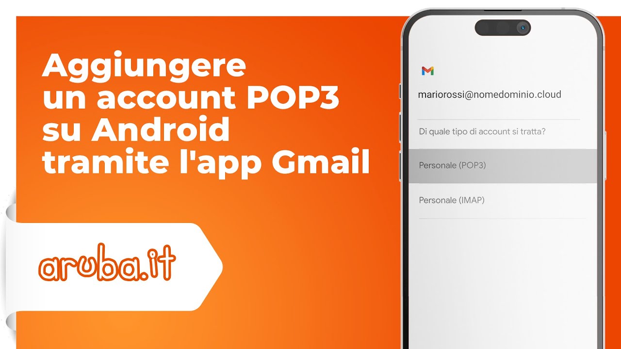 Aggiungere un account POP3 su Android tramite l'app Gmail - YouTube