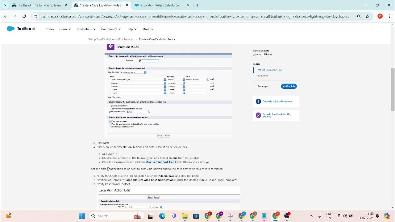 Create a Case Escalation Rule - YouTube
