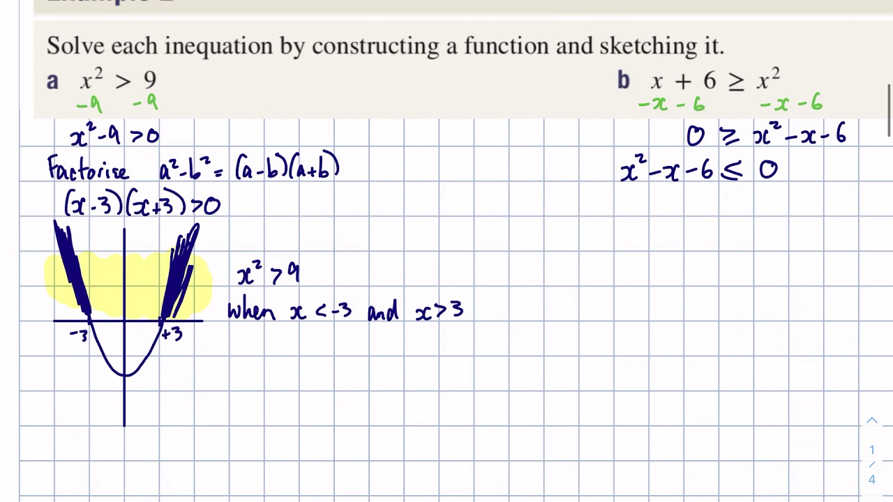 2020 Year 11 Maths Extension 1 Ex 5a Introduction Part 2 Solving ...