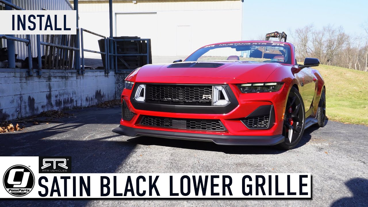 RTR's Custom Lower Grille Gives Our 2024 Mustang an Aggressive Look ...
