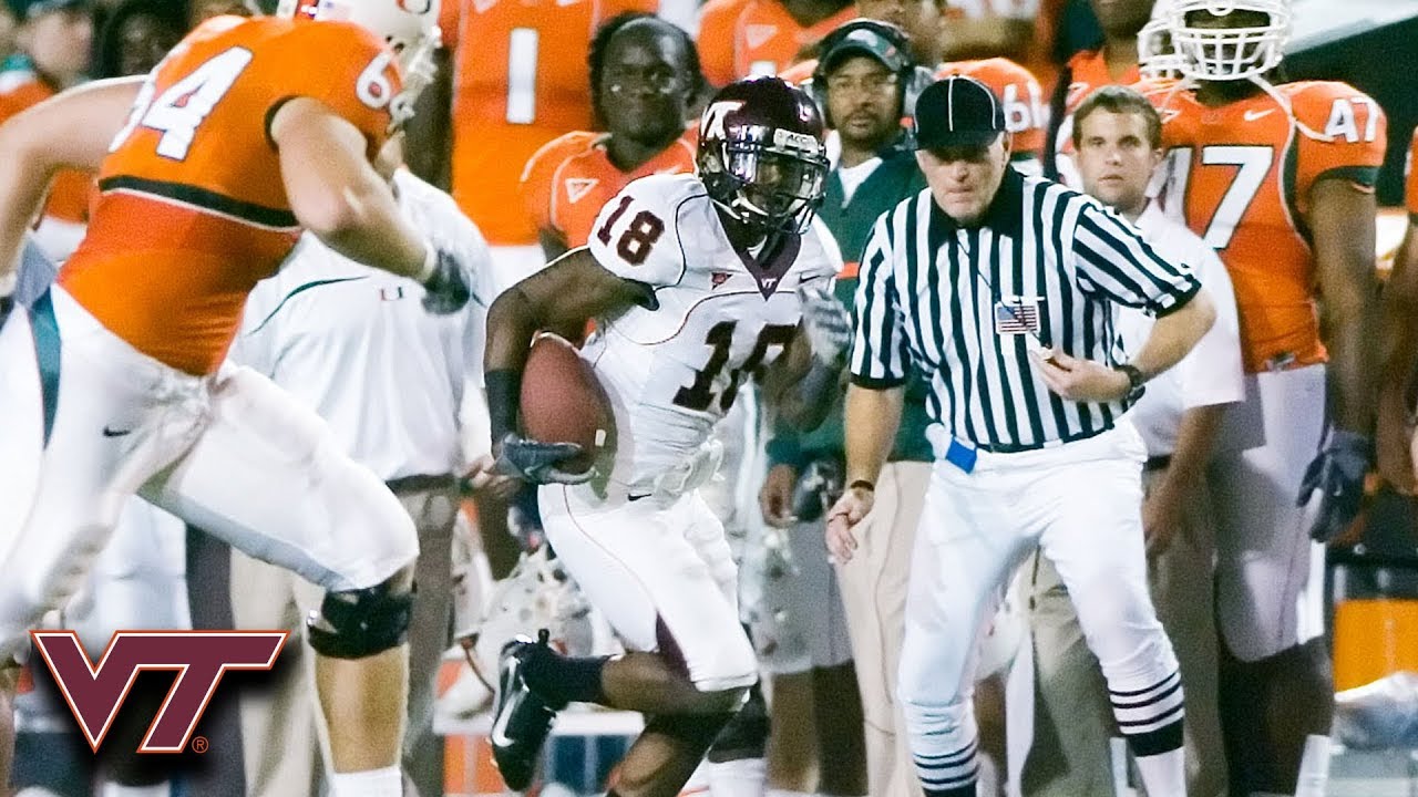 Top Virginia Tech Moments vs. Miami | ACC Football Rivals - YouTube