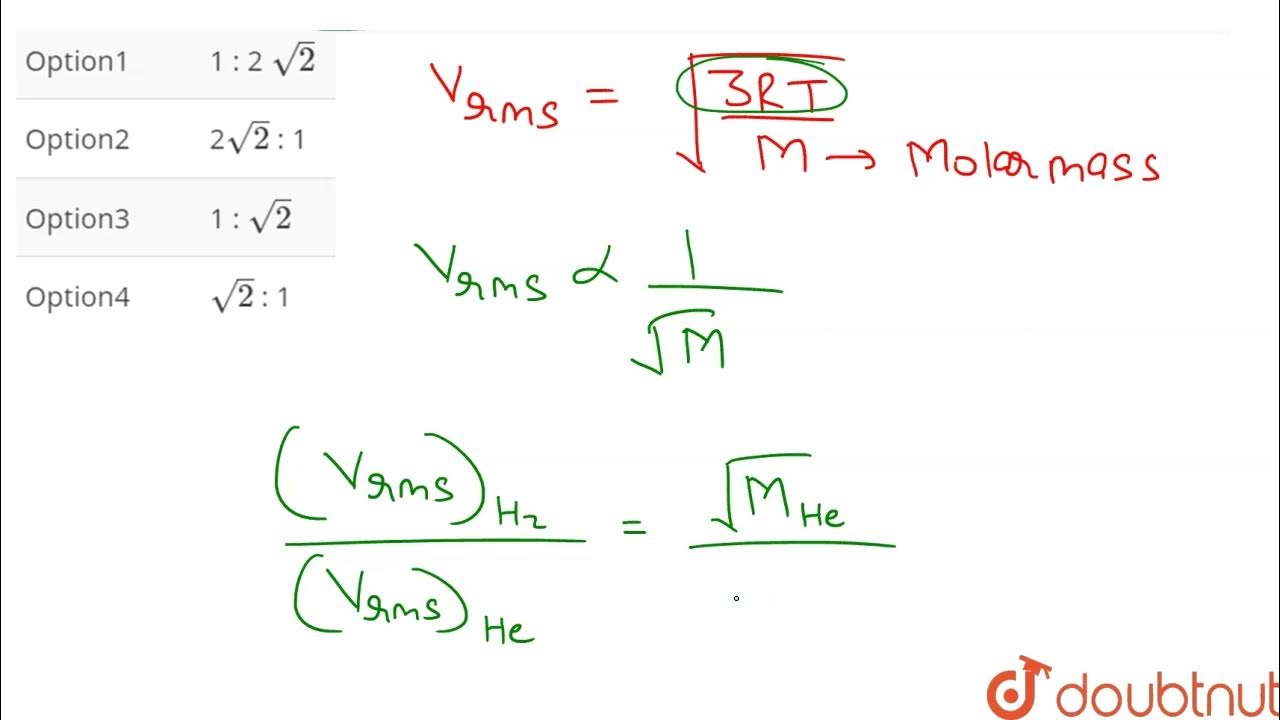 Two vessel having equal volume contain molecular hydrogen at one atmosphere and helium at two at ...