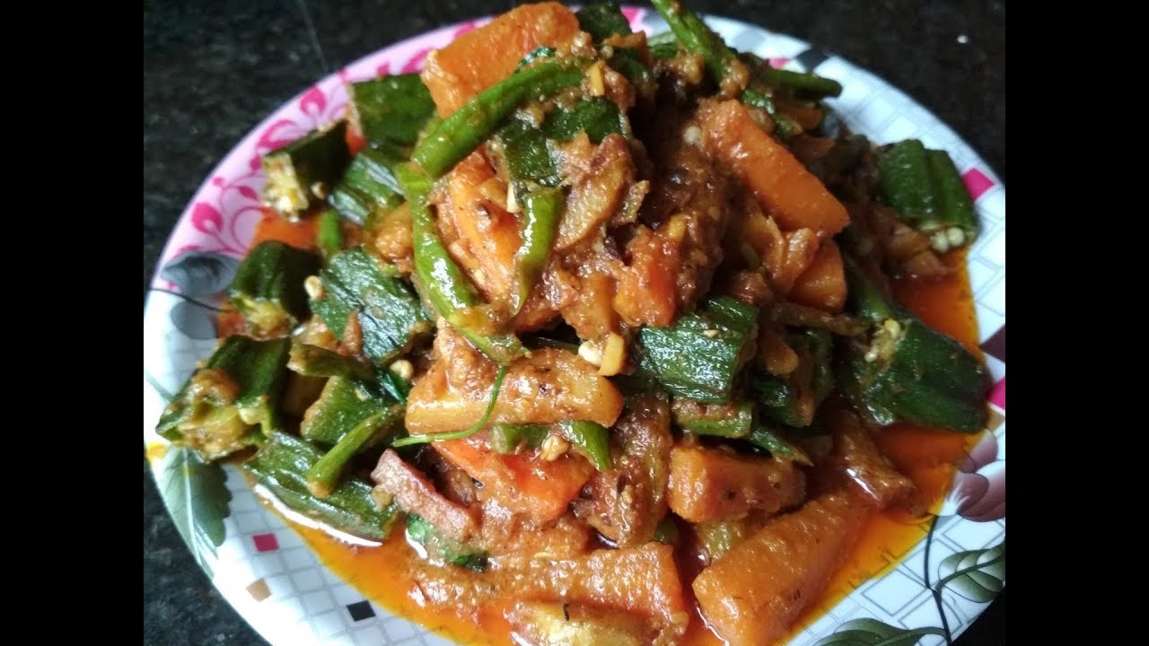 Mix Vegetable Sabji Recipe | Mix Veg Spicy Sabzi | Vegeterian Recipe ...