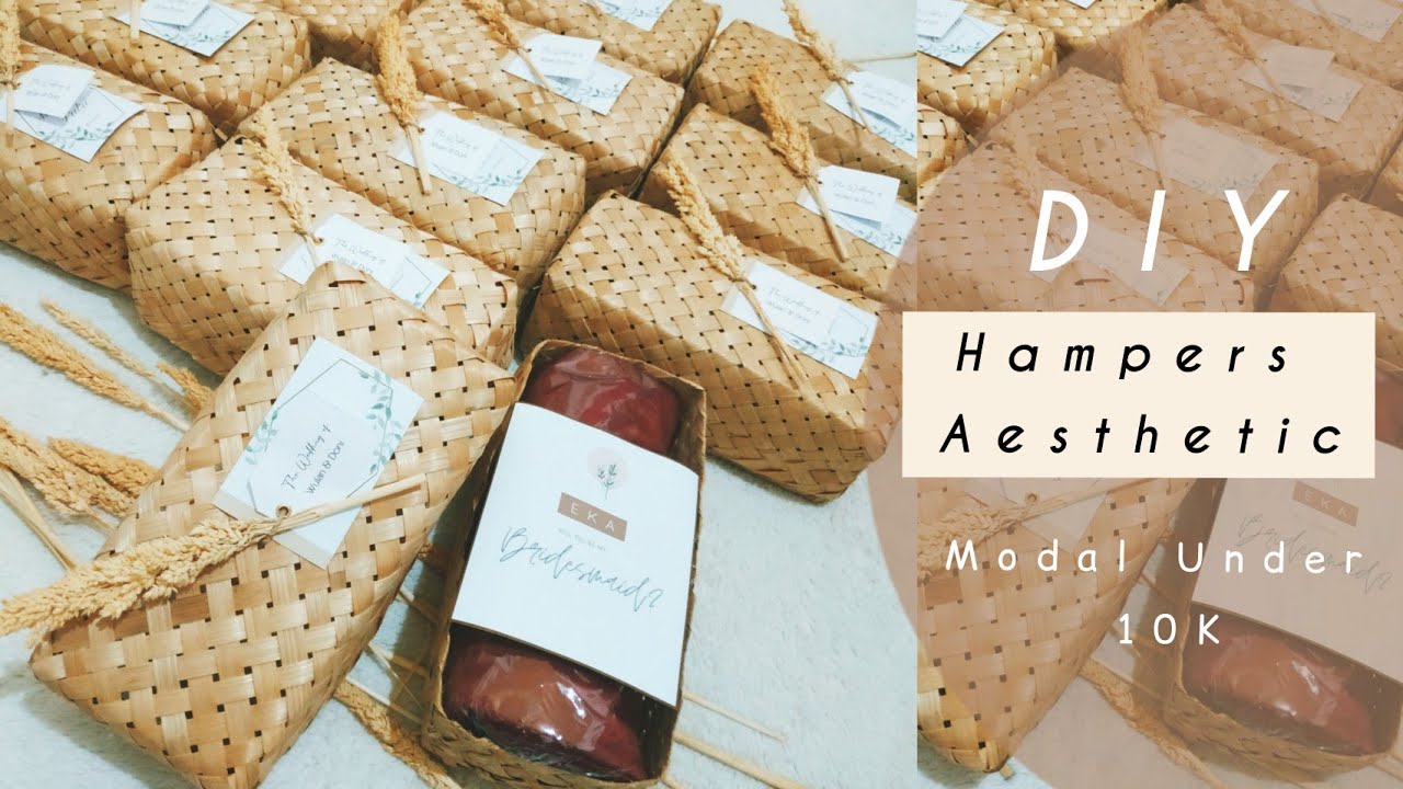 DIY Hampers Aesthetic Low Budget : Bridesmaid Gift| Ide Bisnis Hampers ...