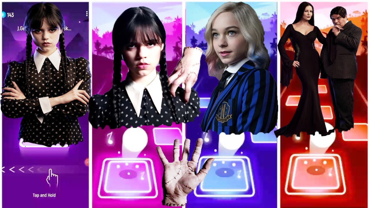 Wednesday Addams vs Thing vs Addams Family vs Emma Myers Enid Sinclair ...