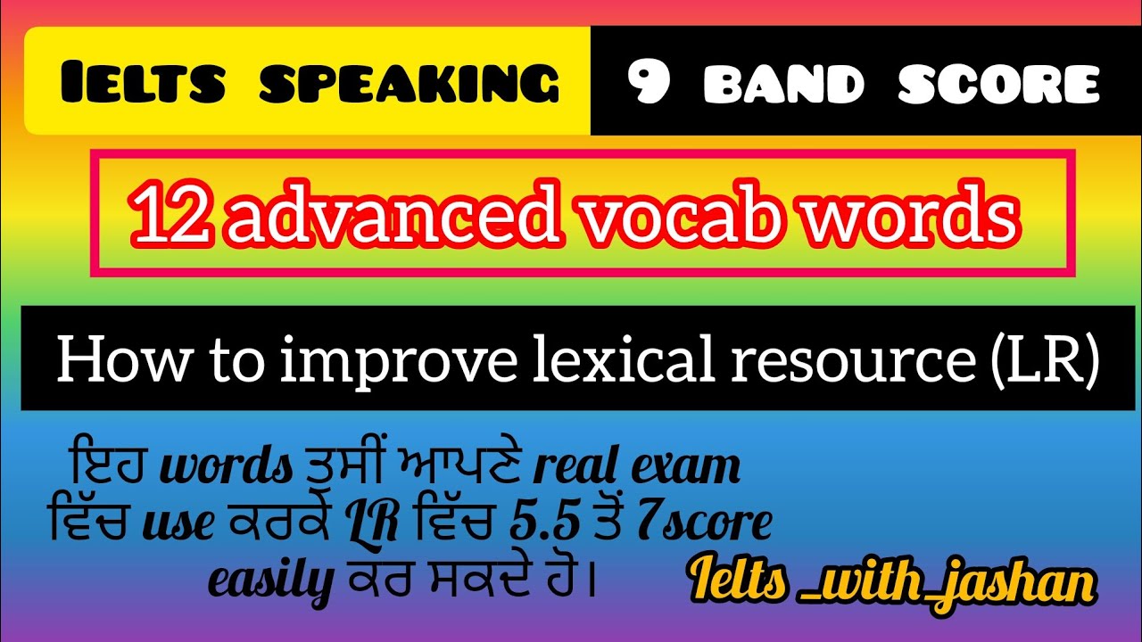 Advanced vocab word #Ielts speaking #how to improve band score in speaking #Raman sir# jashan ...