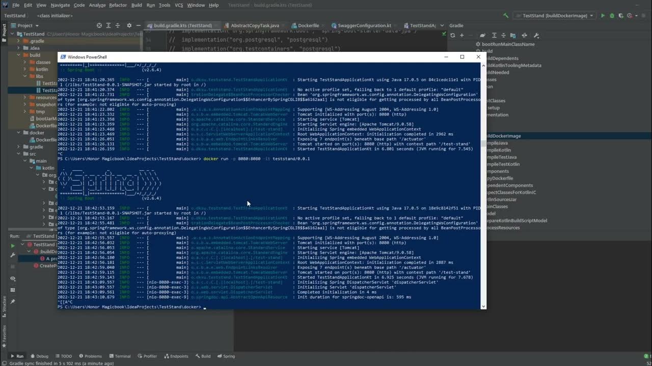 Docker: собираем образ приложения на Spring с помощью Gradle - YouTube