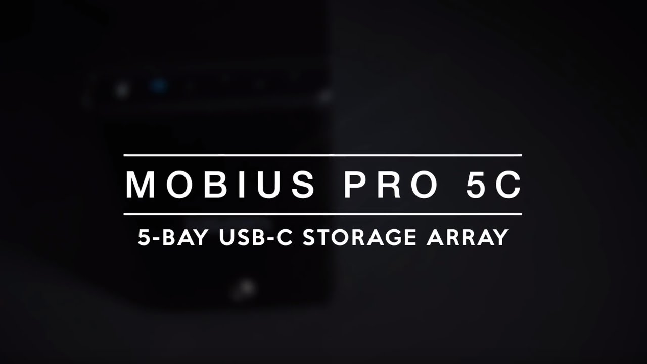 Mobius Pro 5C 5-Bay Storage Array - YouTube