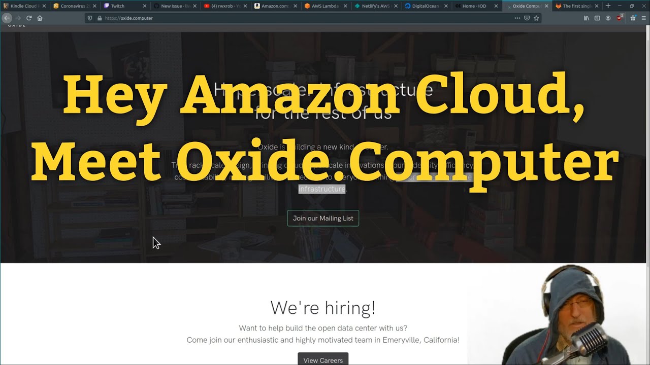 Hey Amazon Cloud (AWS), Meet Oxide.Computer - YouTube