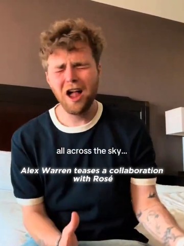 Another Masterpiece is coming 🤌🏻🔥| rosé and Alex Warren #apt #blackpink ...