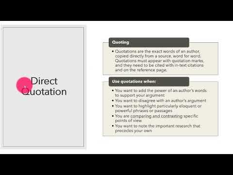 Direct Quotation - YouTube