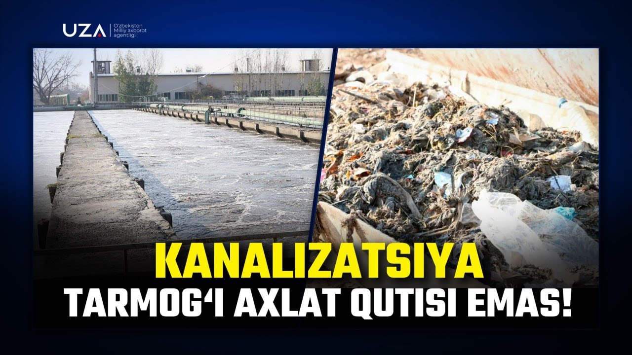 Kanalizatsiya tarmog‘i axlat qutisi emas! - YouTube