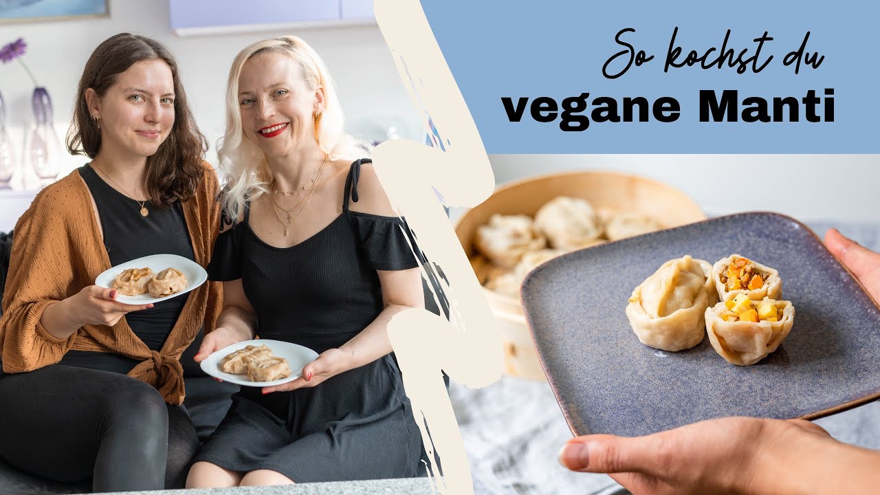 VEGANE RUSSISCHE MANTI - REZEPT 🌱 *kochen mit Mama* - YouTube