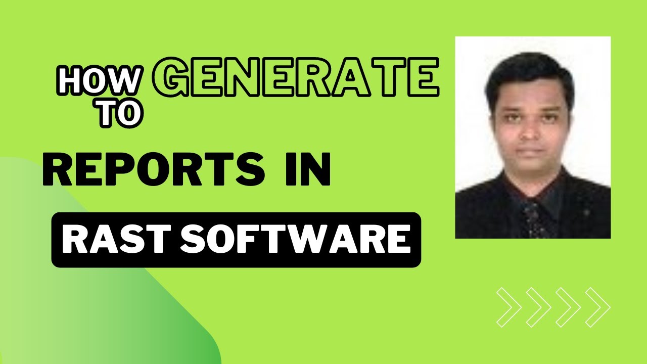 RAST- Risk analysis screening tool software.How to generate report ...