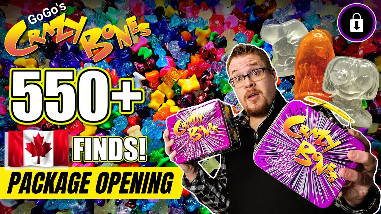 AMAZING RARE CANADA GOGOs! (HUGE 550+ Crazy Bones lot) | Lockdown ...